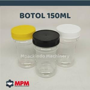 Jual Botol Sambal Plastik PET Jar Toples Bumbu Selai Sele 150ml - Gold ...
