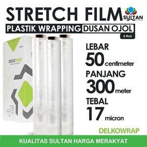Jual Code Stretch Film Bening 50 Cm X 300 M Plastik Wrapping 1 Dus Ojol ...