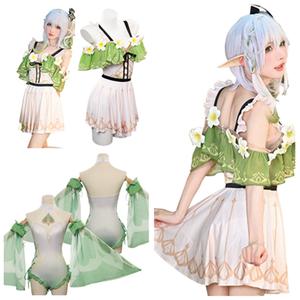 Jual Genshin Impact Nahida Cosplay Costume Women Girls Dress Jumpsuit ...