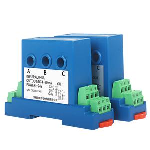 Jual Three-phase AC current transmitter AC5A10A to 4-20mA0-10V output ...