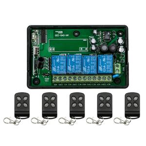 Jual AC85v~250V 110V 230V 4CH Wireless Remote Control Switches 220V ...