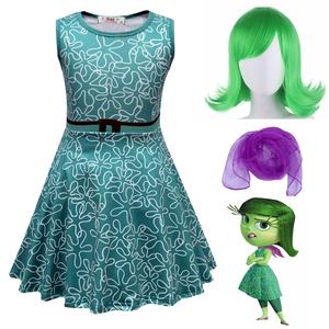 Jual Movie Inside Out Disgust Cosplay Costume Inside Out Joy Inspired ...