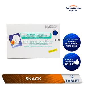 Jual TANTUM LOZENGES 12 TABLET / PERMEN / KIMIA FARMA - Kota Tegal ...