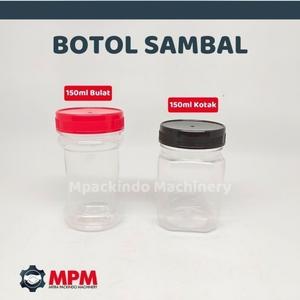 Jual Botol Sambal Toples Plastik Sambel Bumbu 150 ml 200ml 150ml Kotak ...
