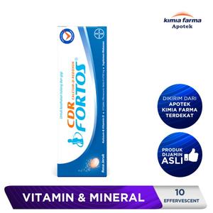Jual CDR FORTOS 10 TABLET EFFERVESCENT / SUPLEMEN KESEHATAN TULANG ...