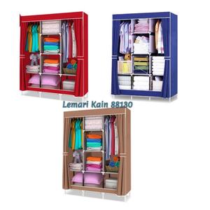 Jual Lemari Pakaian Lemari Kain Portable Jumbo Lemari Serbaguna 88130 ...