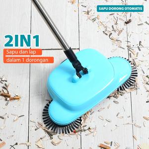 Jual NEW!! Sapu Lantai Otomatis Gagang Sapu Dorong Pembersih Debu Dapat ...