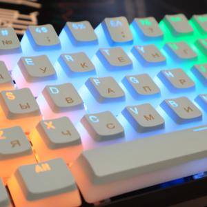 Jual Russian/Korean/Spanish Layout Pudding Keycap for Mechanical ...