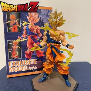 Jual Hot Dragon Ball Son Goku Super Saiyan Anime Figure 16cm Goku DBZ ...
