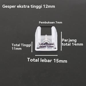 Promo Klem Dudukan Lampu Neonflex Neon Flexible LED 12V 220V Braket LED ...