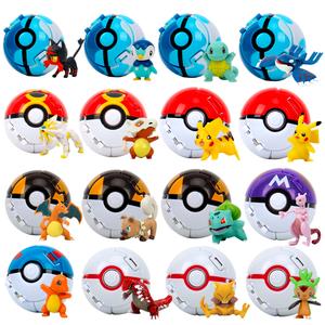Jual 21 Styles Pokemon Elf Ball Anime Figure Pikachu Charizard Pocket ...