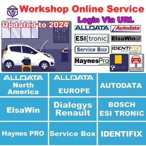 Jual 2024 Workshop Repair Online Account Pack for Alldata USA Autodata Haynes PRO Identifix Elsa ...