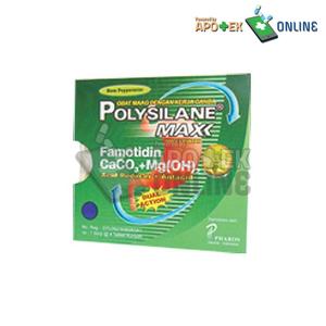 Jual POLYSILANE MAX (MINT)/FAMOTIDINE/MAAG/GASTRITIS/ASAM LAMBUNG ...