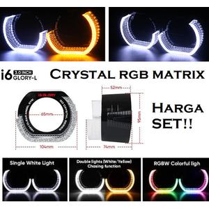 Jual Shroud I6 5D RGB WRGB matrix CRYSTAL acrylic akrilik 3 inch biled motor - Kota Surabaya ...