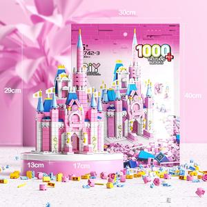 Jual Taj Mahal DIY Mainan Balok Susun Nano Block Disney Castle Block ...