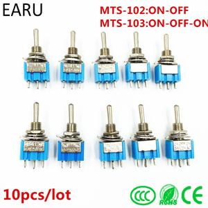 Jual 10Pcs DIY Toggle Switch ON-OFF-ON / ON-OFF 3Pin 3 Position ...