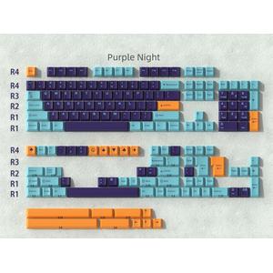 Jual GMK Purple Night 104+69 Cherry Profile ABS Doubleshot Keycaps Set ...