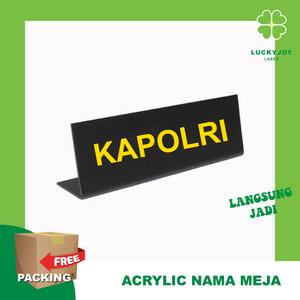 Jual Papan Nama Meja Akrilik | Sign Acrylic Table Desk | Name Direktur ...