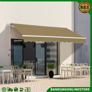 Jual Atap Kanopi Gulung Soleil Atap Kanopi Kain Tarik Lipat Manual 2 3 ...