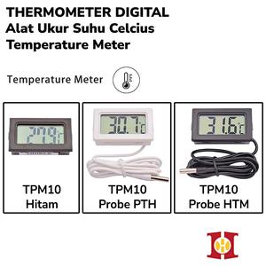 Jual Mini Digital Thermometer Termometer Alat Ukur Suhu Kelembaban ...