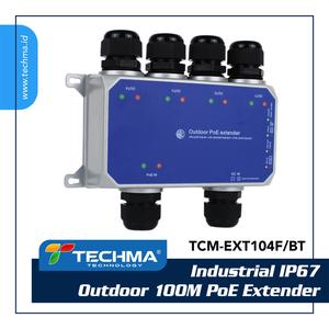 Jual TECHMA Industrial IP 67 Outdoor 100M PoE Extender - TCM-EXT102F/BT ...