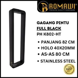 Jual [Best Quality] Pull Gagang Handle Pintu Kaca Rumah Baut Tembus 82 ...