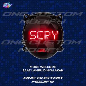 Jual Terbaru Stoplamp Running Text Animasi Scoopy New 2020-2024 Lampu ...