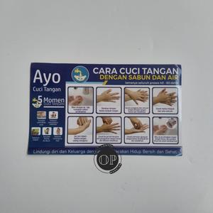 Jual Stiker Cuci Tangan RT - Cuci Tangan Rumah Tangga - CTPS - Kab ...