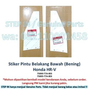 Jual Stiker bening transparan Pintu Belakang Bawah SATUAN HONDA HRV HR ...