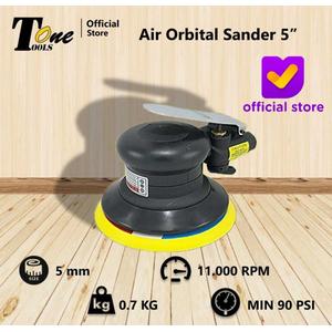 Jual mesin amplas angin air orbital sander pneumatic random 5 inch 90 ...