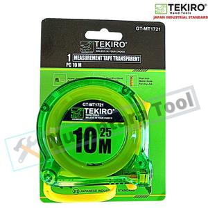 Jual Tekiro Meteran 10m transparan / measuring tape 10m transparan - 10 ...