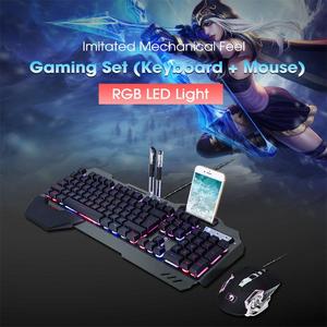 Jual 1pcs Mechanical Gaming Keyboard Wired Computer Keyboard With RGB ...