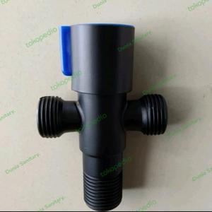 Jual Stop Kran Tee Black / Stop Kran Closet / Stop Kran Double Black ON ...