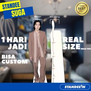 Jual Standee Suga BTS Human Standee Figur Suga KPOP - Cardboard - Kab ...