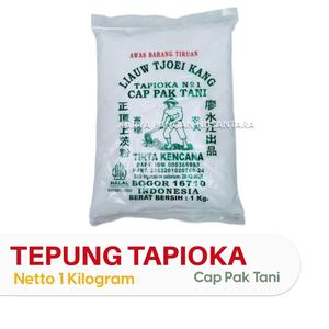 Jual Tepung Tapioka Cap Pak Tani 1Kg Tepung Sagu Tani Tepung Kanji 1 Kg ...