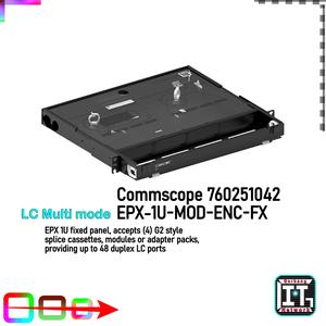 Jual OTB Fiber Optic up to 96 core EPX 1U fixed panel Commscope ...