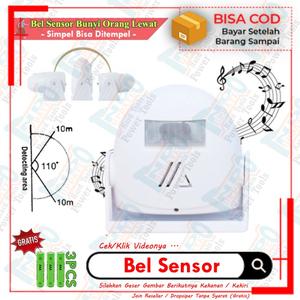 Jual Bel Rumah Sensor Gerak Motion Sensor Untuk Orang Lewat Wireless ...