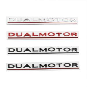 Jual Emblem MOTOR Ganda Logo Huruf Bergaris Bawah Dualmotor untuk Tesla ...