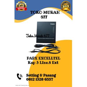 Jual Mini Pabx Excelltel Md308 ( Kapasitas 3 Line 8 Ext ) - Jakarta ...