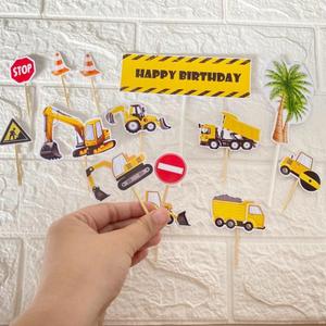 Jual Topper Ulang Tahun Mobil Konstruksi Traktor Buldozer Beko ...