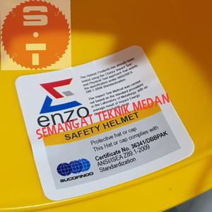 Jual Safety Helmet Helm Helem Proyek Kerja Bisa Putar Enzo Sucofindo ...