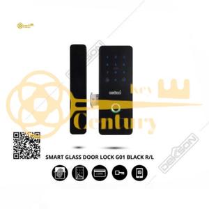 Jual Smart Glass Door Lock Dekkson G01 Black Kunci Pintu Kaca Sliding ...