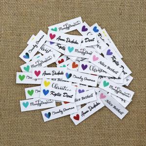 Jual 120 piece Custom clothing labels, Iron Tags, Ironing Labels ...