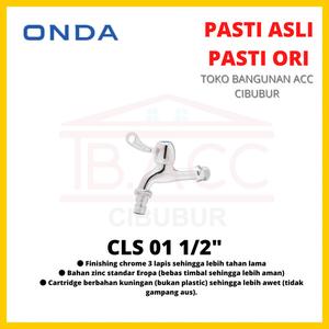 Jual KRAN AIR CLS 01/ KRAN TAMAN CLS 01 ONDA 1/2" CHROME Best - Kota ...