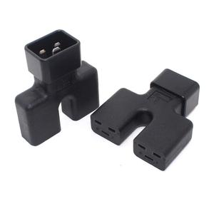 Jual IEC320 C20 Male to Dual 2*C19 Female Power Adapter,16A UPS PDU Y ...