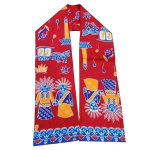 Jual Syal Cukin Selendang Motif Ondel Adat Khas Betawi / Cukin Syal ...