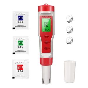 Jual PH Meter, 4-dalam-1 Digital PH Meter dengan PH/TDS/EC/Temp Fungsi ...