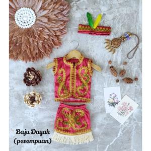 Jual Discount Baju Dayak Anak / Baju Adat Dayak Kalimantan/ Kostum ...