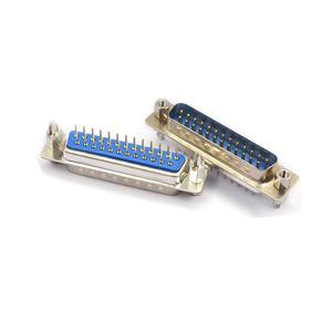 Jual 10pcs DP25 25 Pin Male/Female Blue Straight Pin DB25 D-sub PCB ...