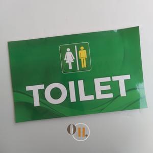Jual Stiker Toilet - Stiker Nama Ruang - Stiker Kamar Mandi - Stiker ...
